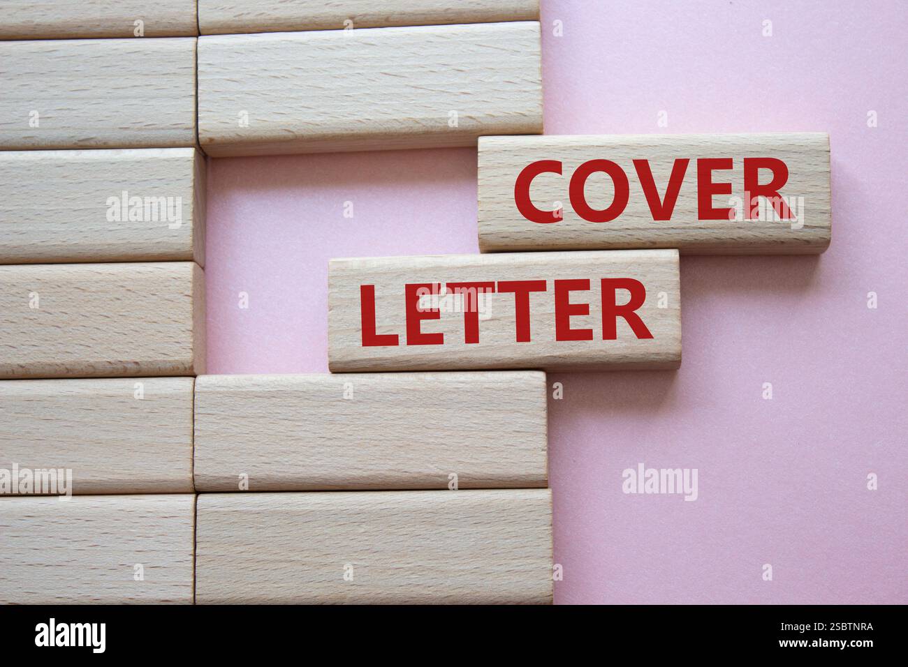 Cover Letter symbol. Concept word Cover Letter on wooden blocks ...