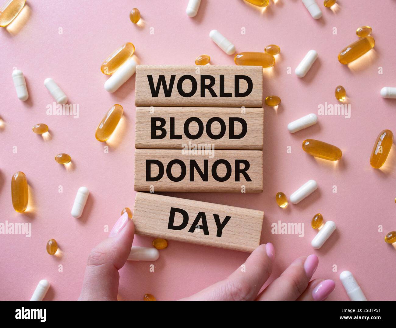 World Blood Donor Day symbol. Concept word World Blood Donor Day on ...
