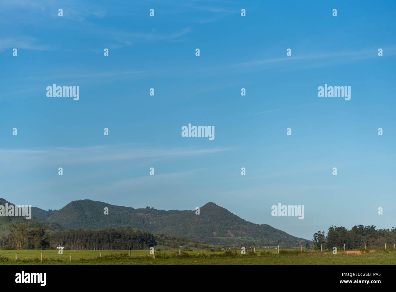 Landscape in a rural area in southern Brazil Stock Photo - Alamy