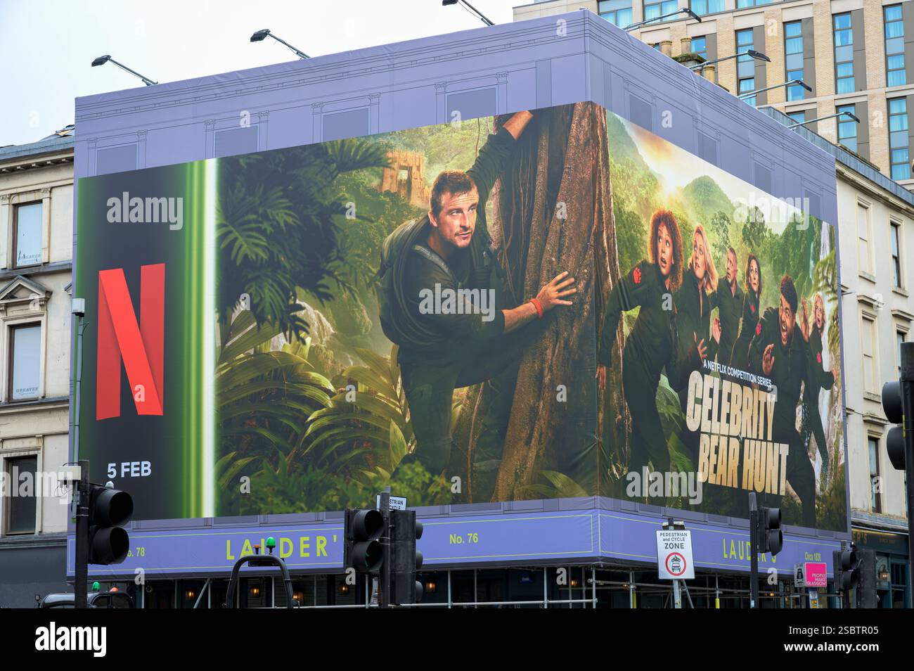 Billboard advertising the Netflix British reality competition ...