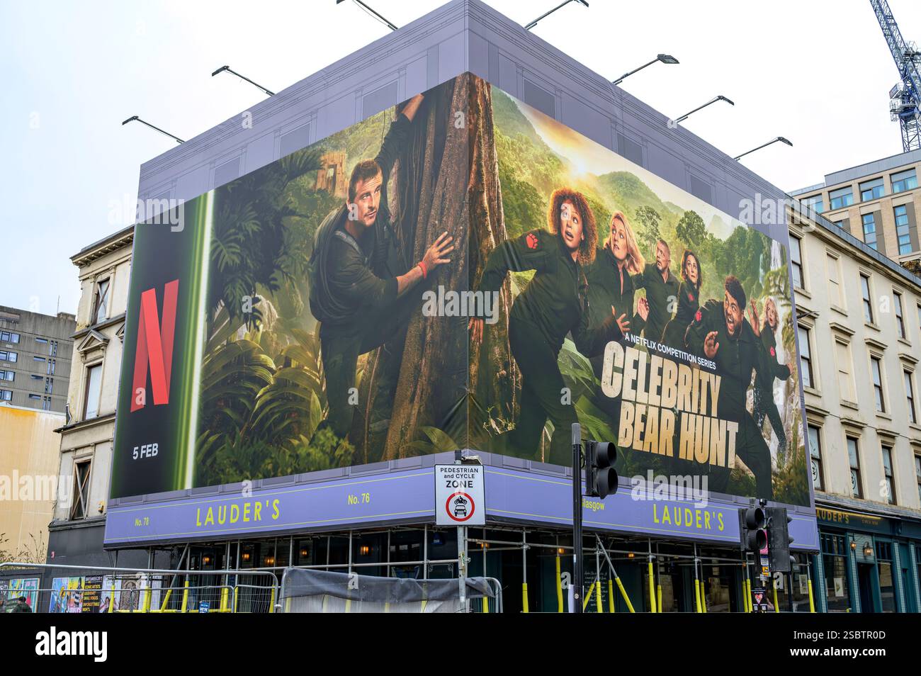 Billboard advertising the Netflix British reality competition ...