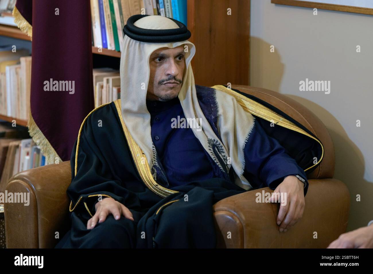 Qatar's Prime Minister Mohammed bin Abdulrahman bin Jassim Al Thani ...