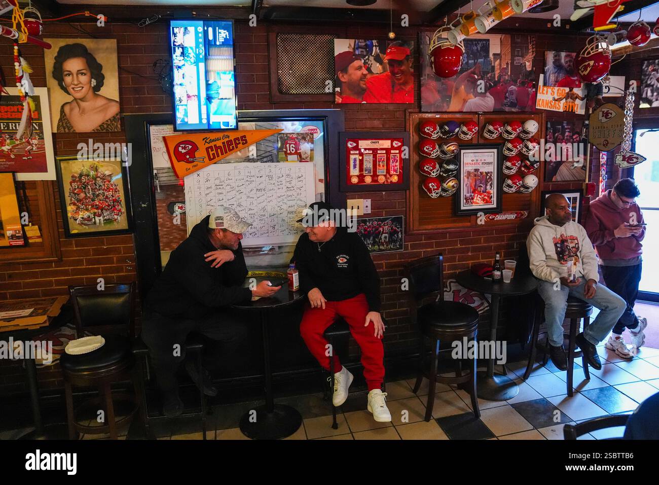 Regular customers meet at Big Charlie's Saloon in Philadelphia, Monday ...