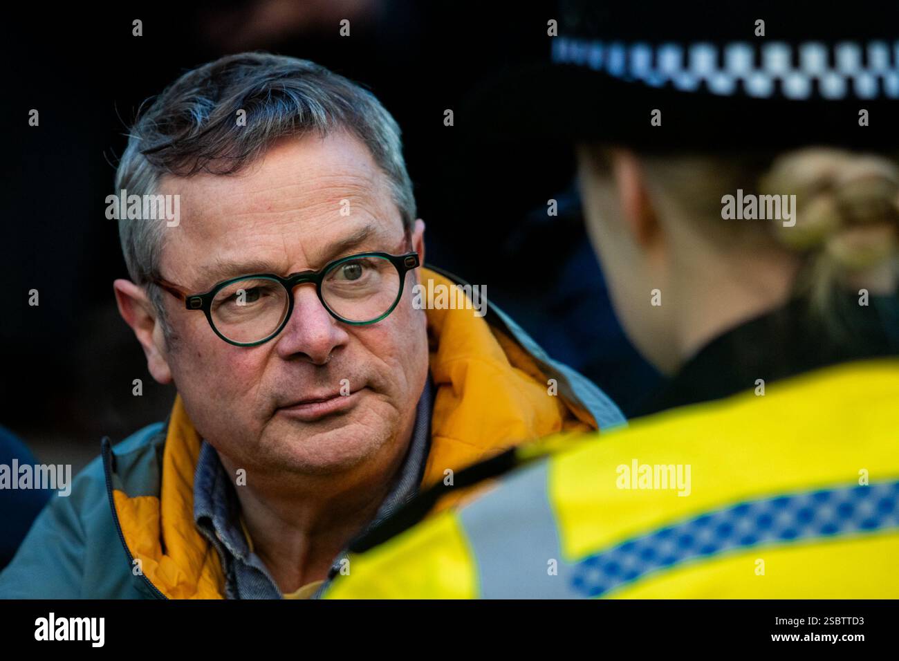 Mass potests outside the Royal Courts of Justice in response to ...