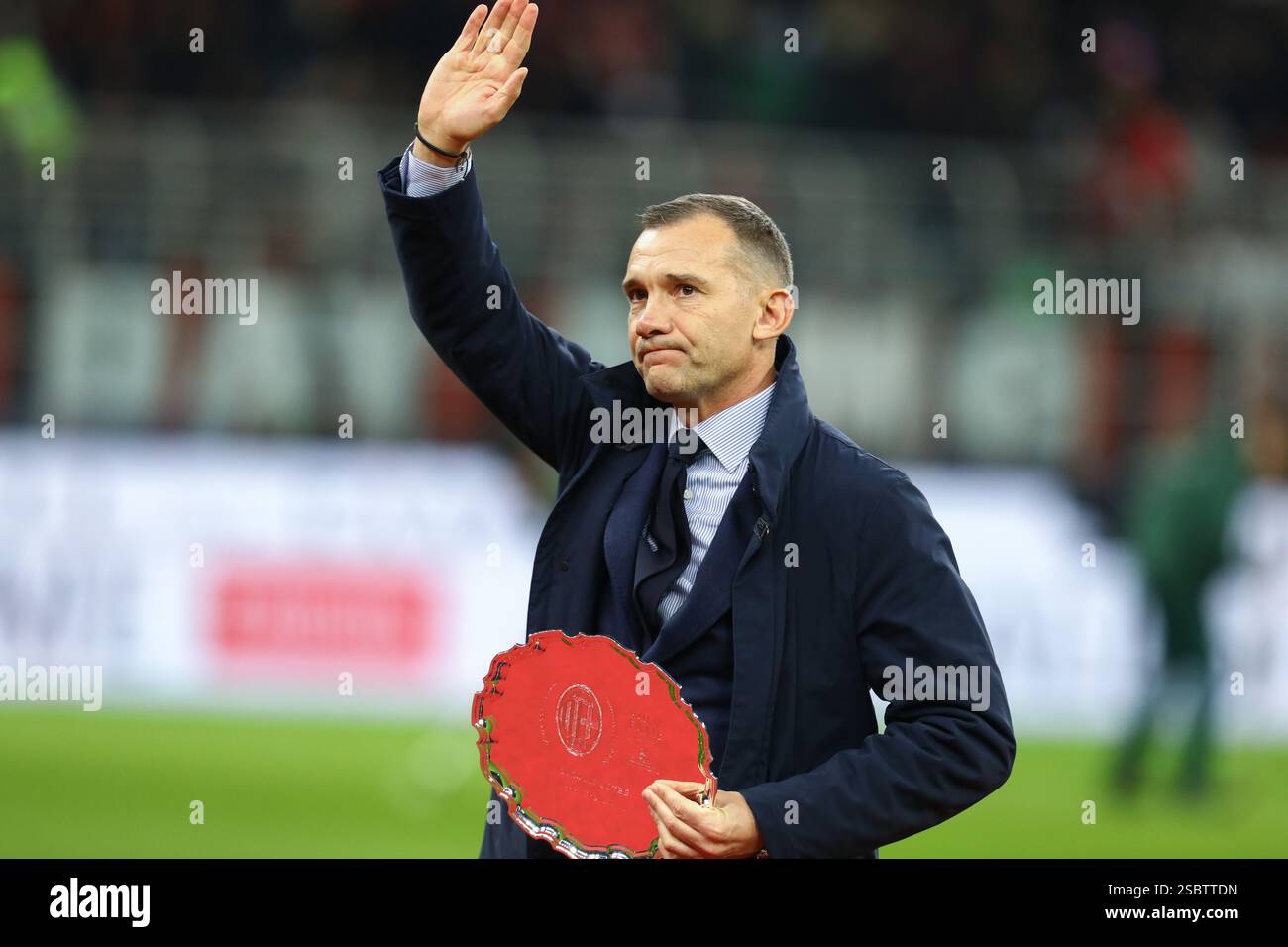 February 2, 2025, Milano, Lombardia, Italy: ANDRIY SHEVCHENKO is ...