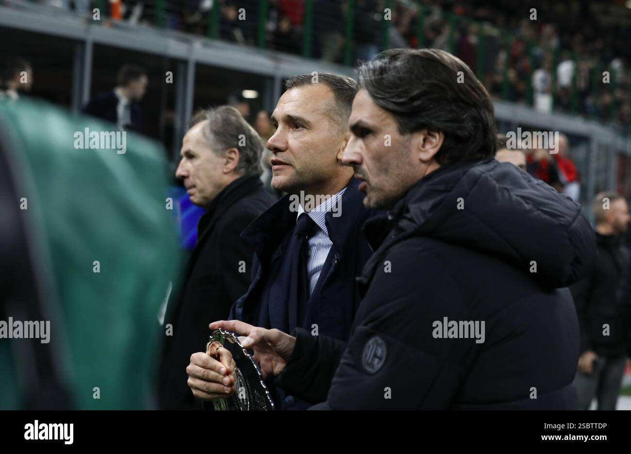 February 2, 2025, Milano, Lombardia, Italy: ANDRIY SHEVCHENKO is ...