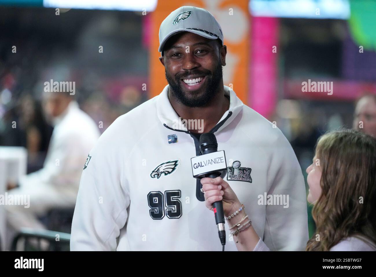 Philadelphia Eagles defensive end Charles Harris (95) participates ...