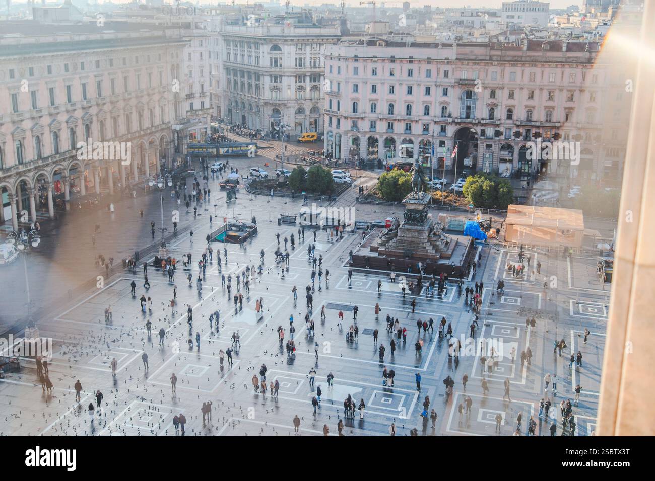 Milano; January 28, 2025: Duomo cathedral and roof detail view Stock ...