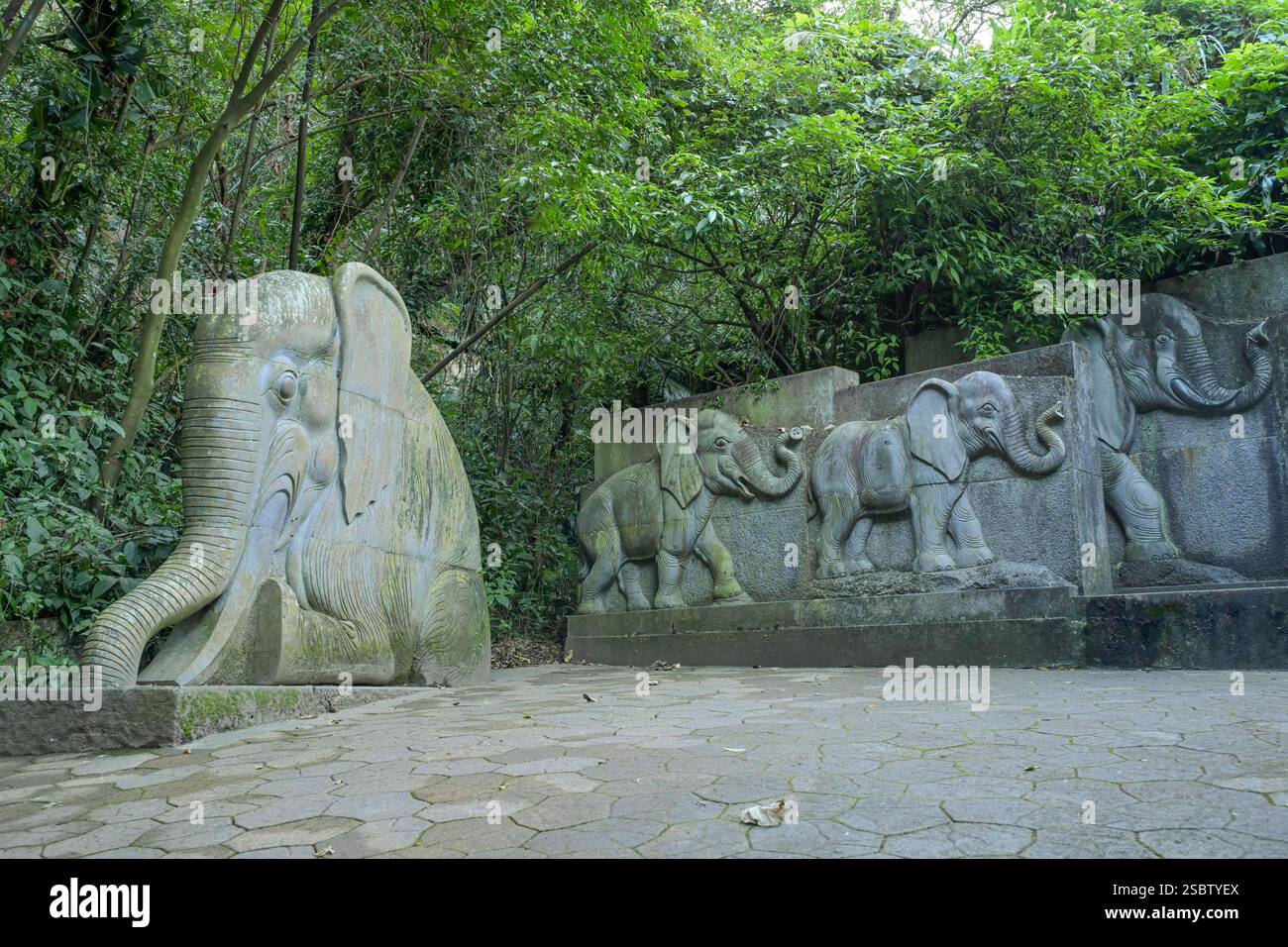 Wanderweg Si-Shou Shan und Xiang Shan, Elephant Trail, Elephant ...