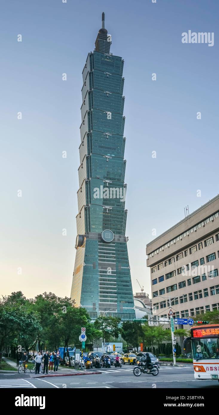 Hochhaus 101 Tower, Taipeh, Taiwan *** 101 Tower skyscraper, Taipei ...
