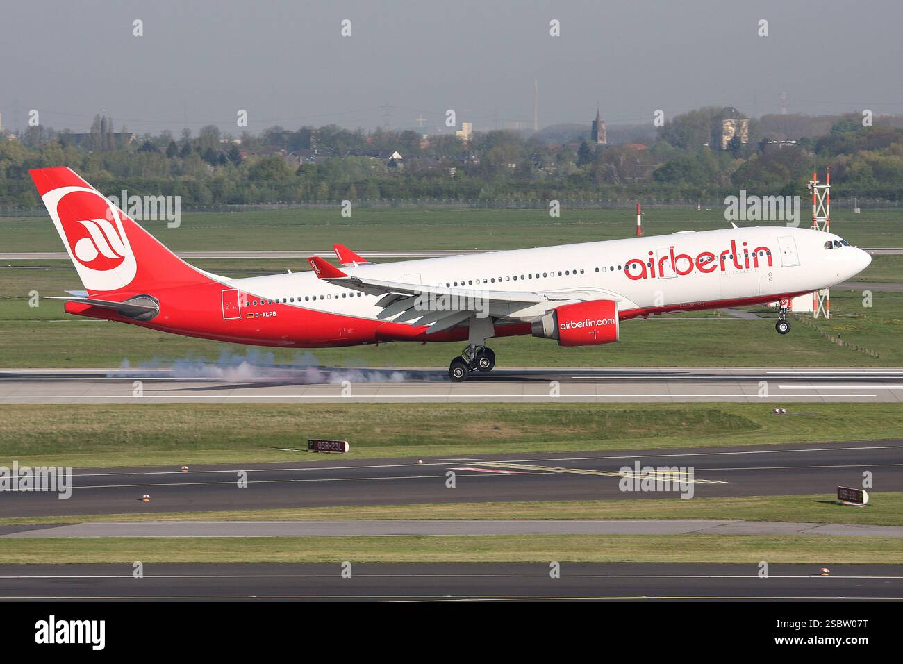 German Air Berlin Airbus A330-200 with registration D-ALPB at ...