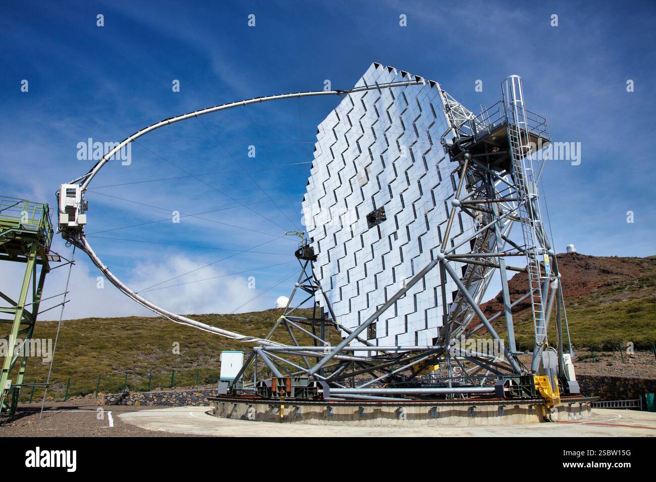 The MAGIC Telescopes, Roque de los Muchachos Observatory, La Palma ...