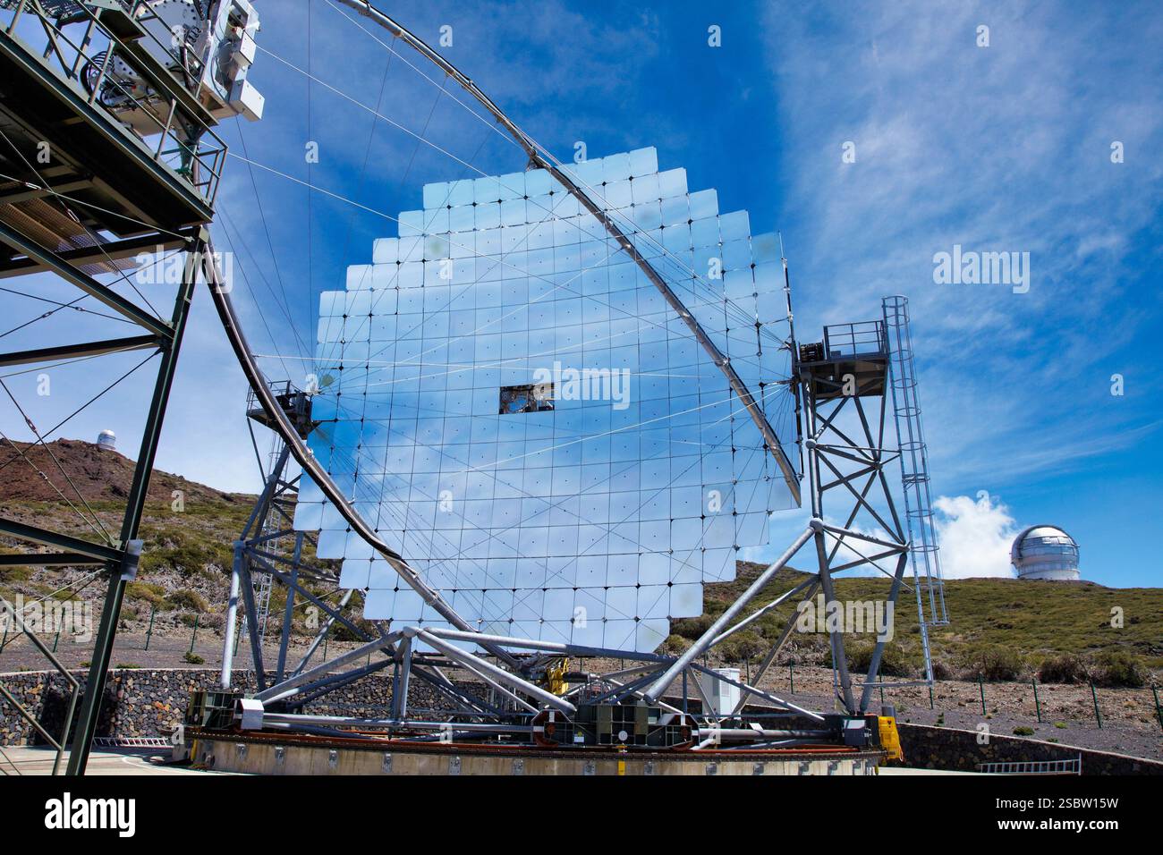 The MAGIC Telescopes, Roque de los Muchachos Observatory, La Palma ...