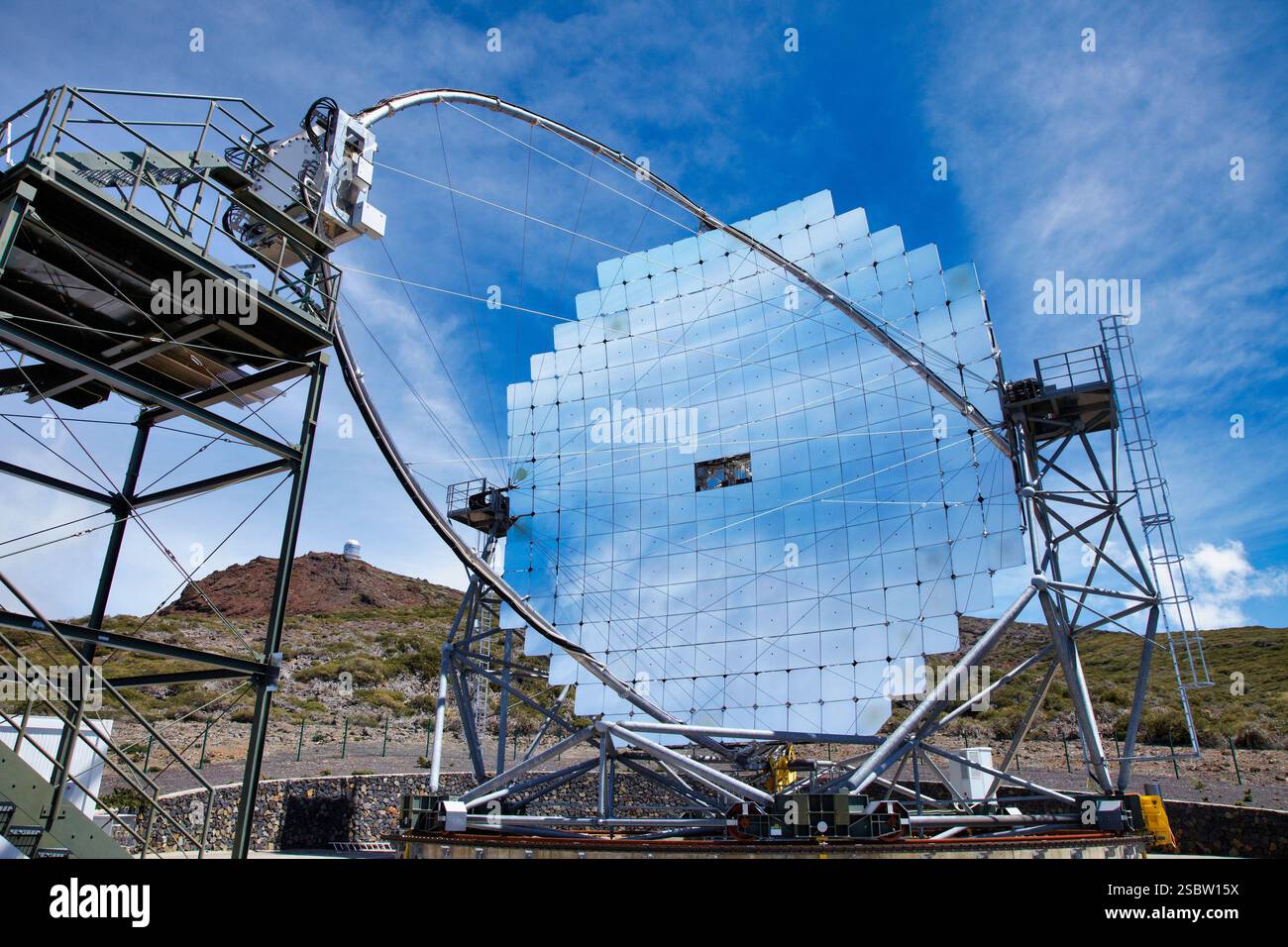 The MAGIC Telescopes, Roque de los Muchachos Observatory, La Palma ...