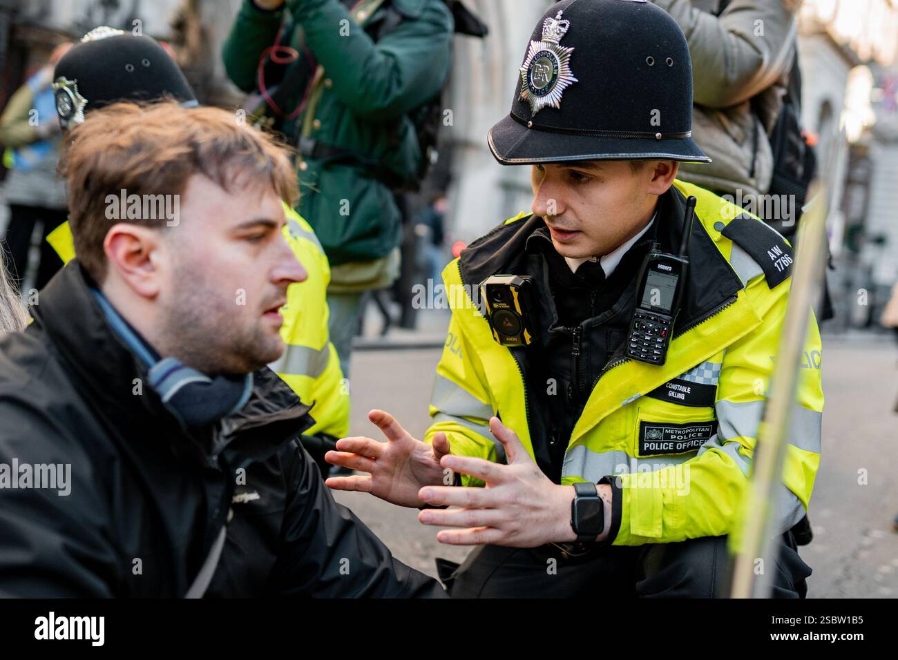 Mass potests outside the Royal Courts of Justice in response to ...