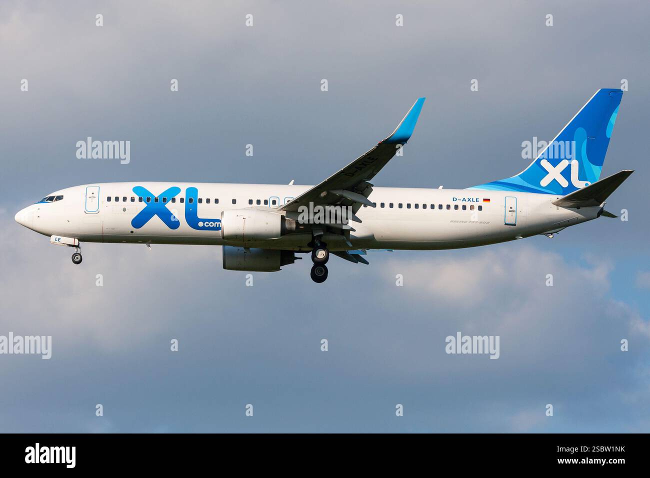 XL Airways Germany Boeing 737-800 with registration D-AXLE on final for ...