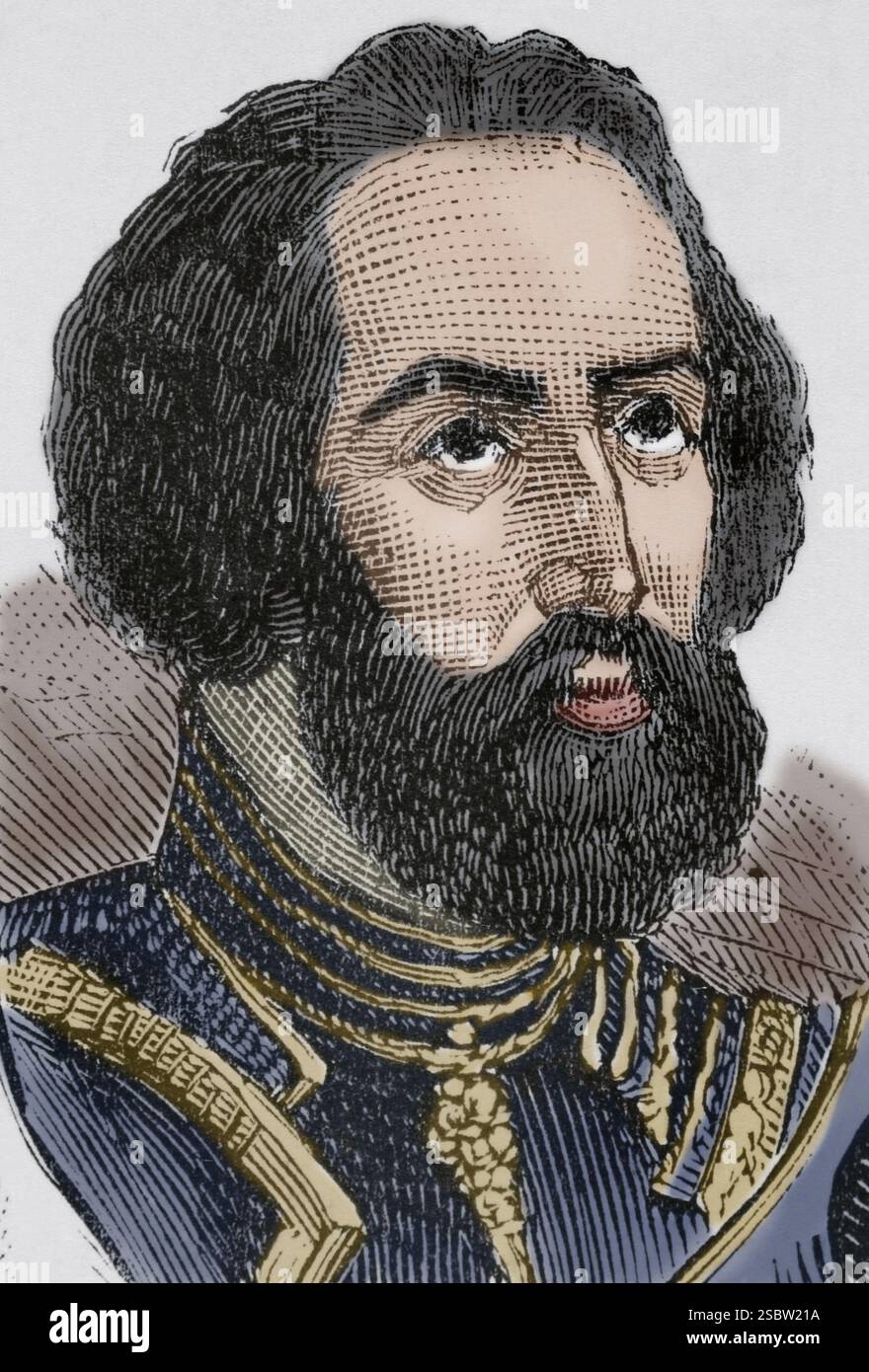 Hernán Cortés, 1st Marquis of the Valley of Oaxaca (1485-1547). Spanish ...