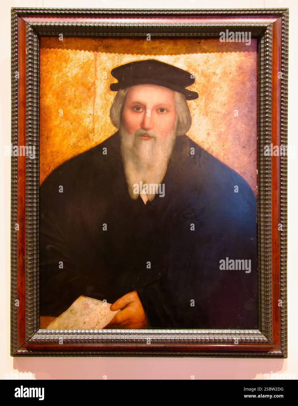 1949 oil on panel portrait Sebastian Caboto Master navigator of the ...