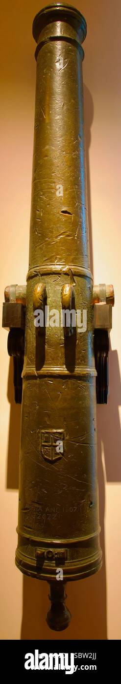 1607 bronze Spanish demi-culverin cannon cast in the House of Trade ...