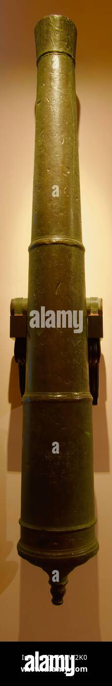 1592 bronze British demi-culverin cannon attributed to Henry Pitt ...