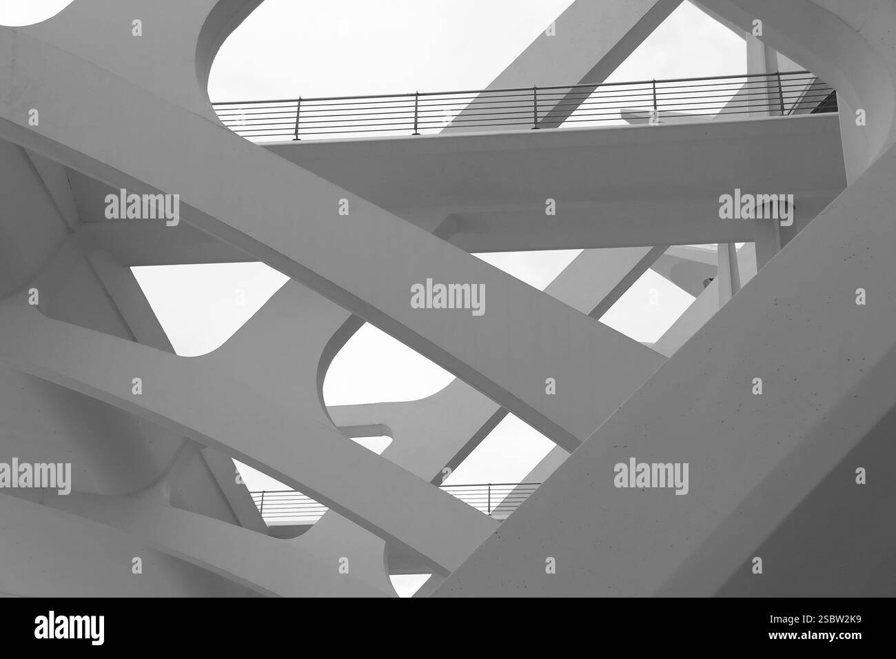 Valencia, Spain- December 27, 2024: Architectural details of the ...