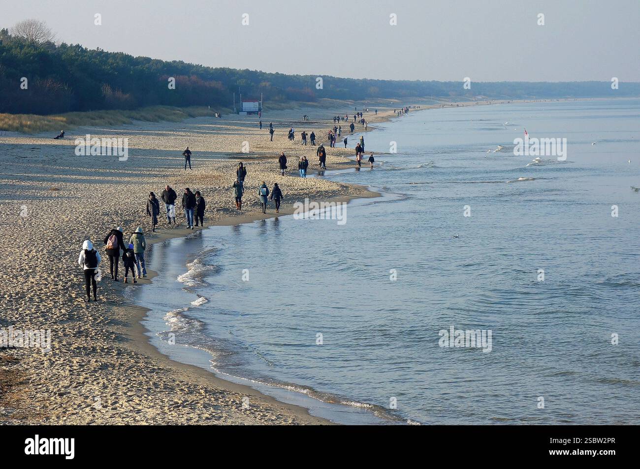 Strand Zinnowitz Seebad Zinnowitz am 04.02.2025 *** Zinnowitz beach ...