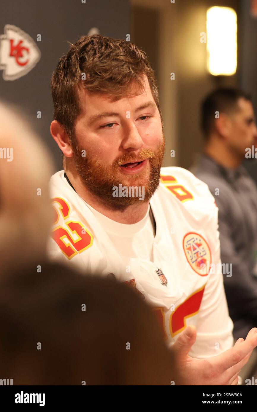New Orleans, United States. 04th Feb, 2025. Kansas City Chiefs guard ...