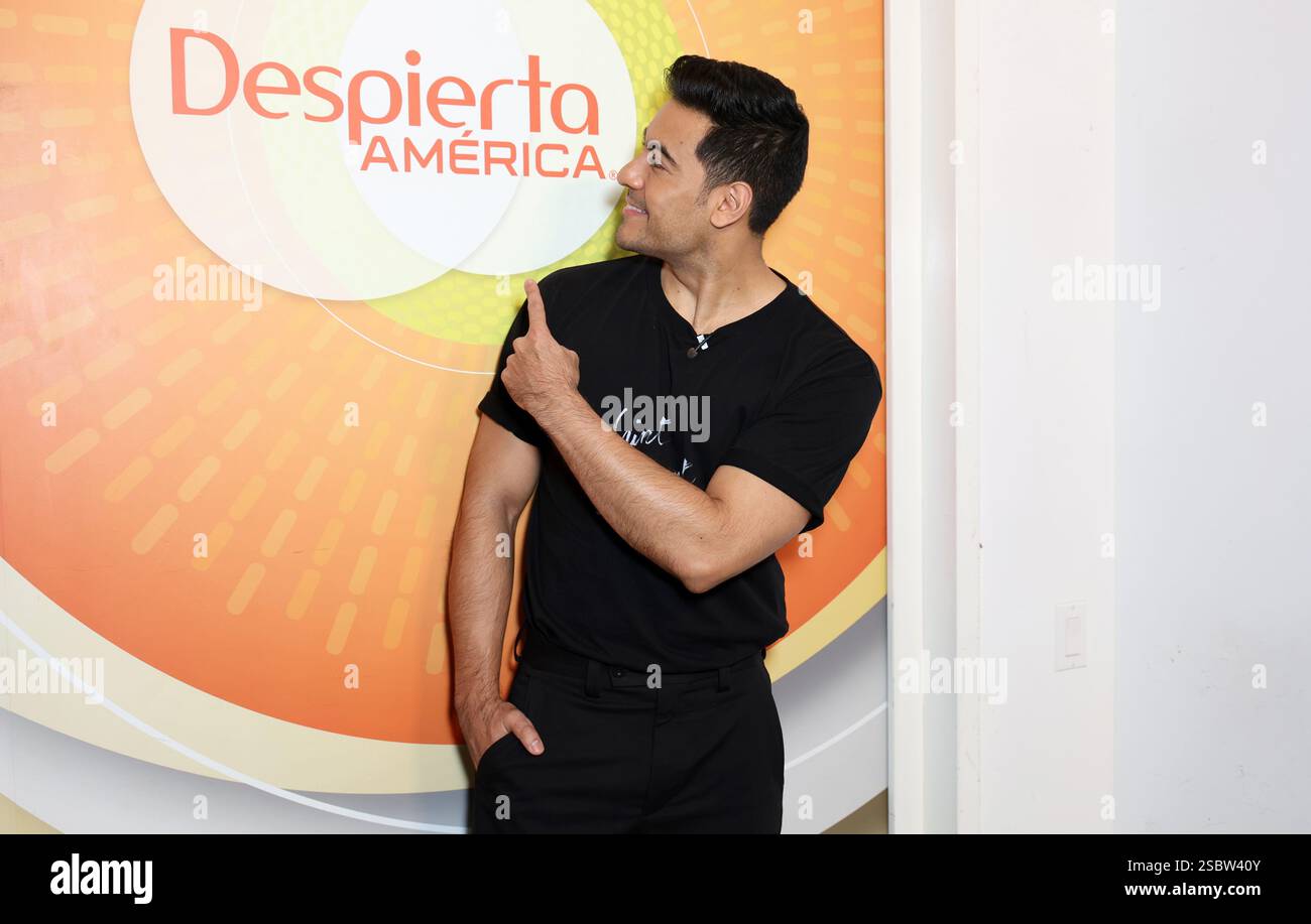 DORAL, FLORIDA - FEBRUARY 4: Carlos Rivera is seen at Univision's ...