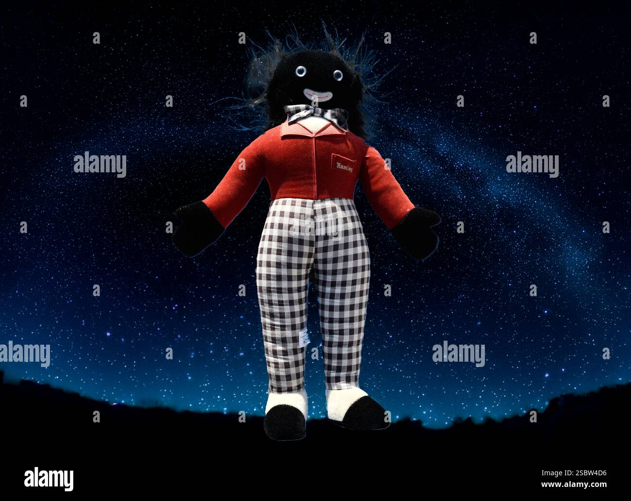 Childrens toy Golliwog made by Merrythought company for Hamleys in the ...
