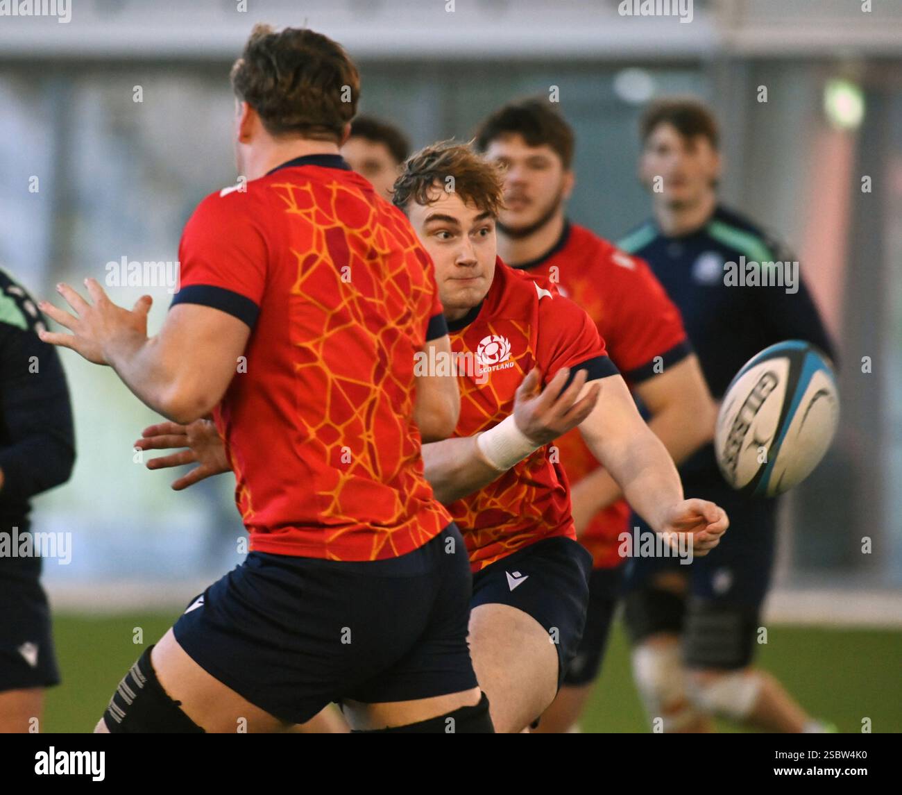 Oriam Sports Centre Edinburgh.Scotland, UK. Feb, 2025. Scotland U20 ...