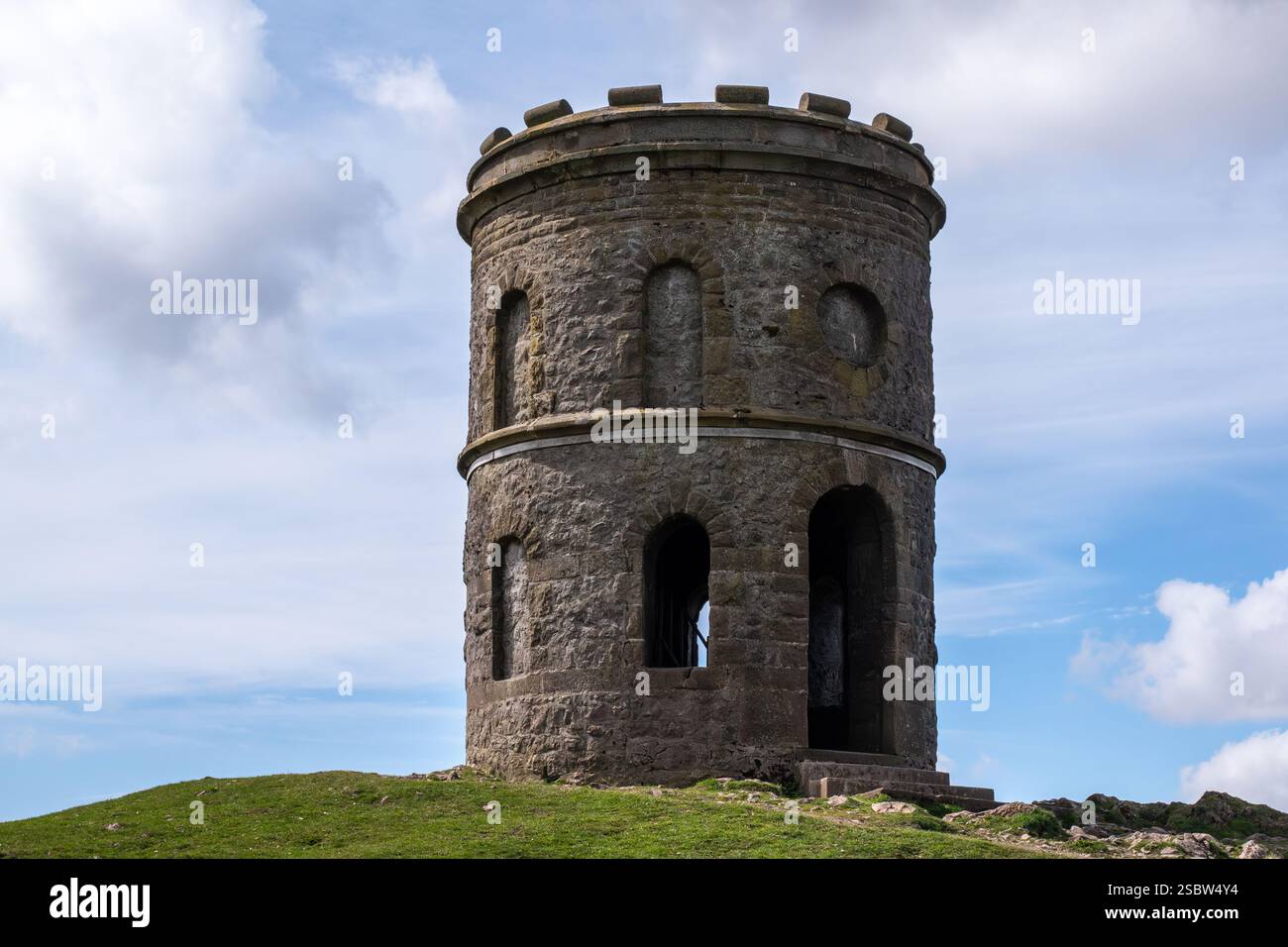 Grin Low Buxton , England - APRIL 18, 2022: with a pointed roof sits on ...