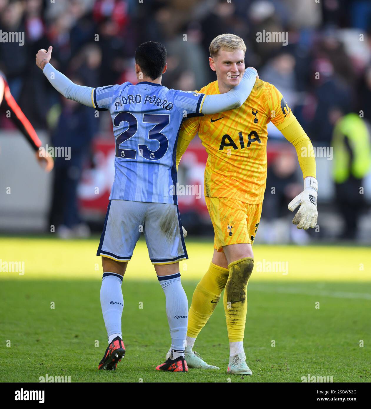 London, UK. 02nd Feb, 2025. Brentford v Tottenham Hotspur - Premier ...