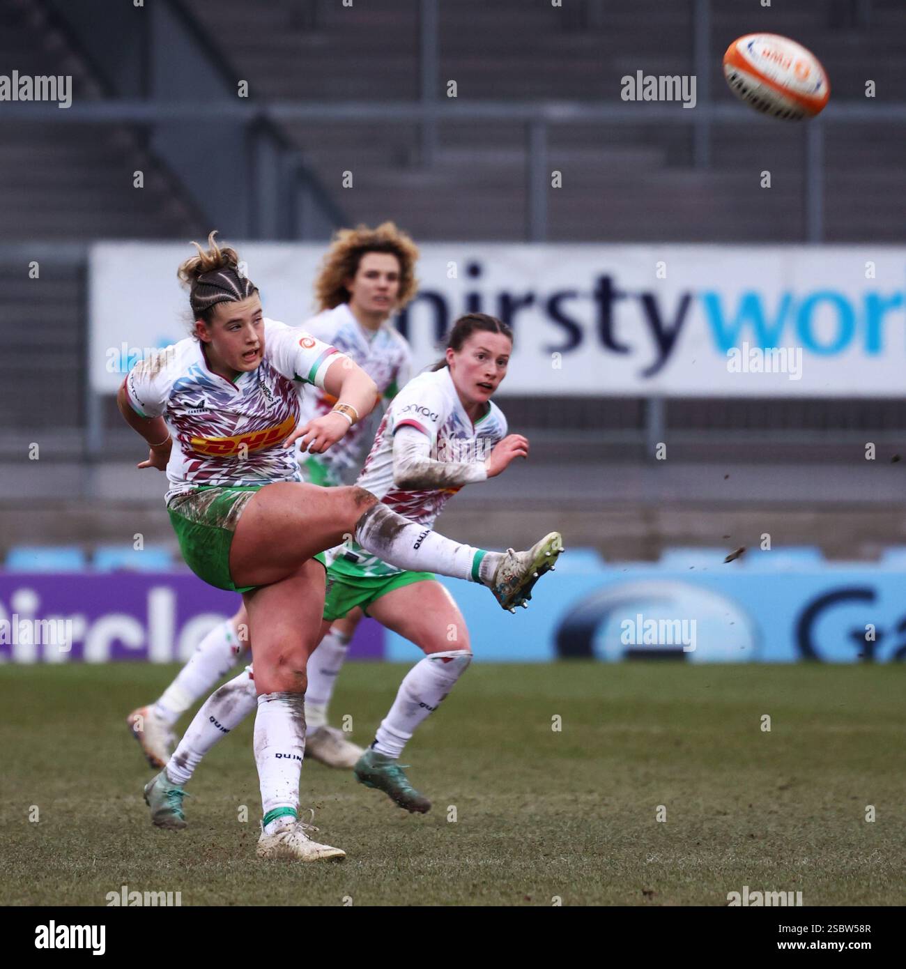 Exeter, Devon, UK. 2nd Feb, 2025. PWR Professional Women's Rugby Exeter ...