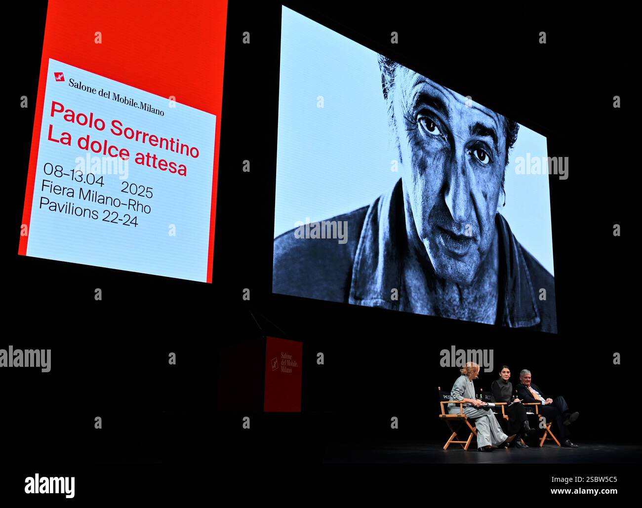 Milan, . 04th Feb, 2025. Milan, Italy 63rd Edition Salone del Mobile ...