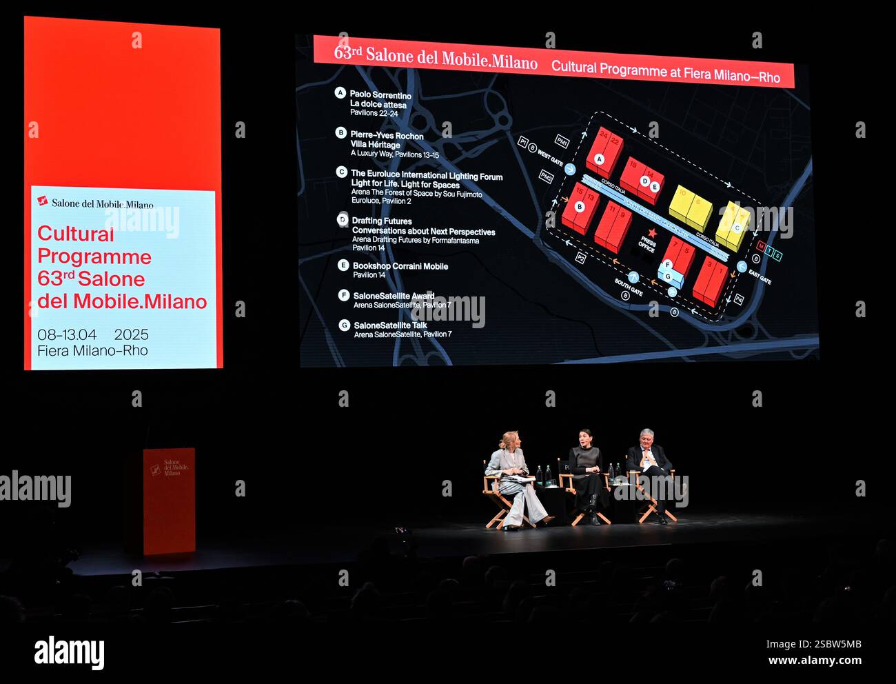 Milan, . 04th Feb, 2025. Milan, Italy 63rd Edition Salone del Mobile ...