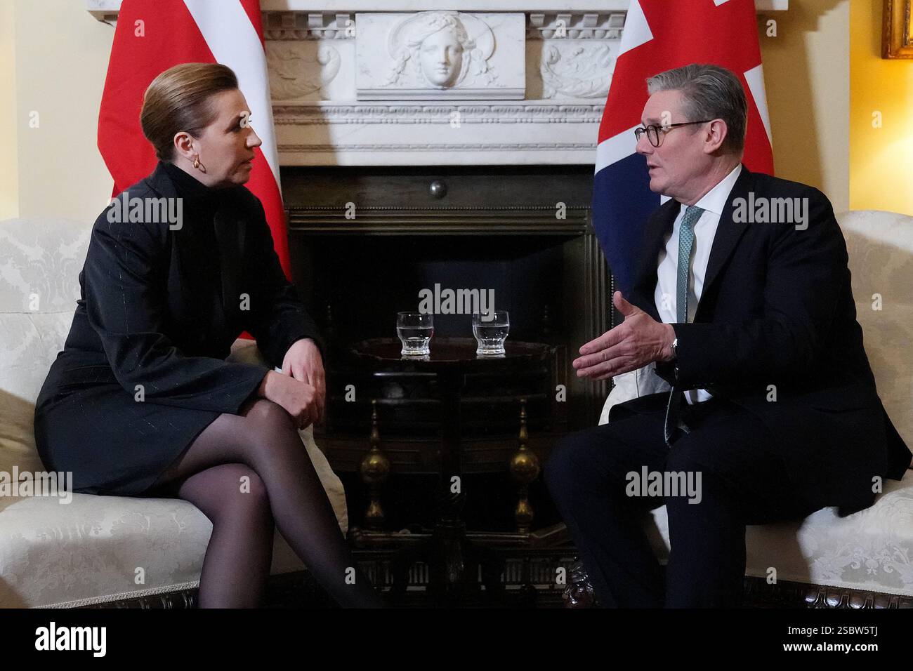 Prime Minister Sir Keir Starmer welcomes Prime Minister of Denmark ...