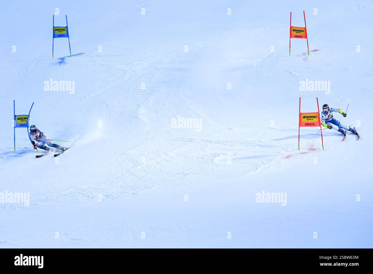 SAALBACH-HINTERGLEMM, AUSTRIA - FEBRUARY 4: Timon Haugan of Norway and ...