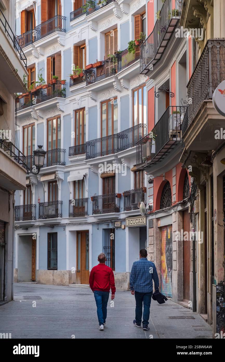 In the historic centre of Valencia Stock Photo - Alamy