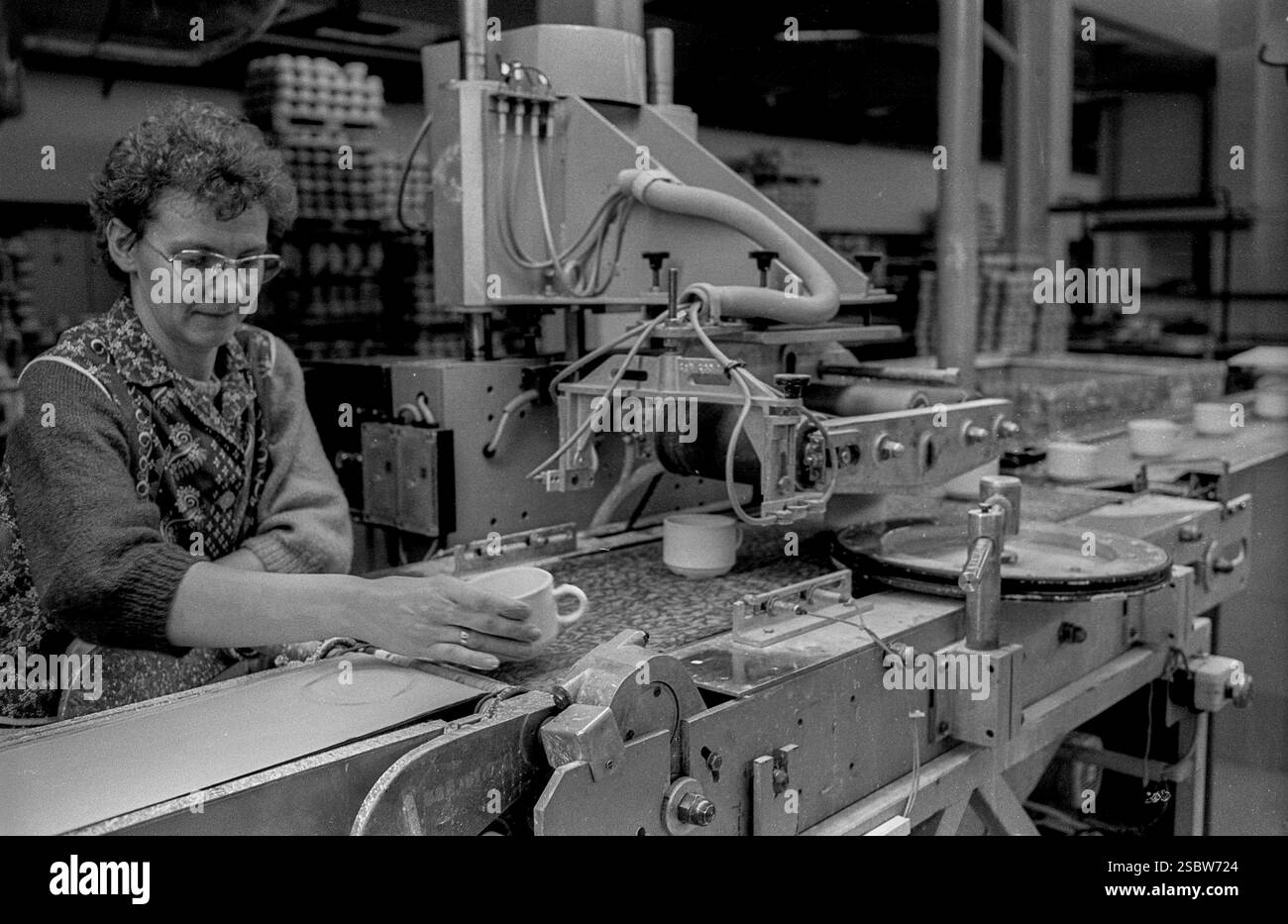 Porzellanwerk Kahla Deutschland, Kahla, 20.12.1991, Porzellanwerk Kahla ...