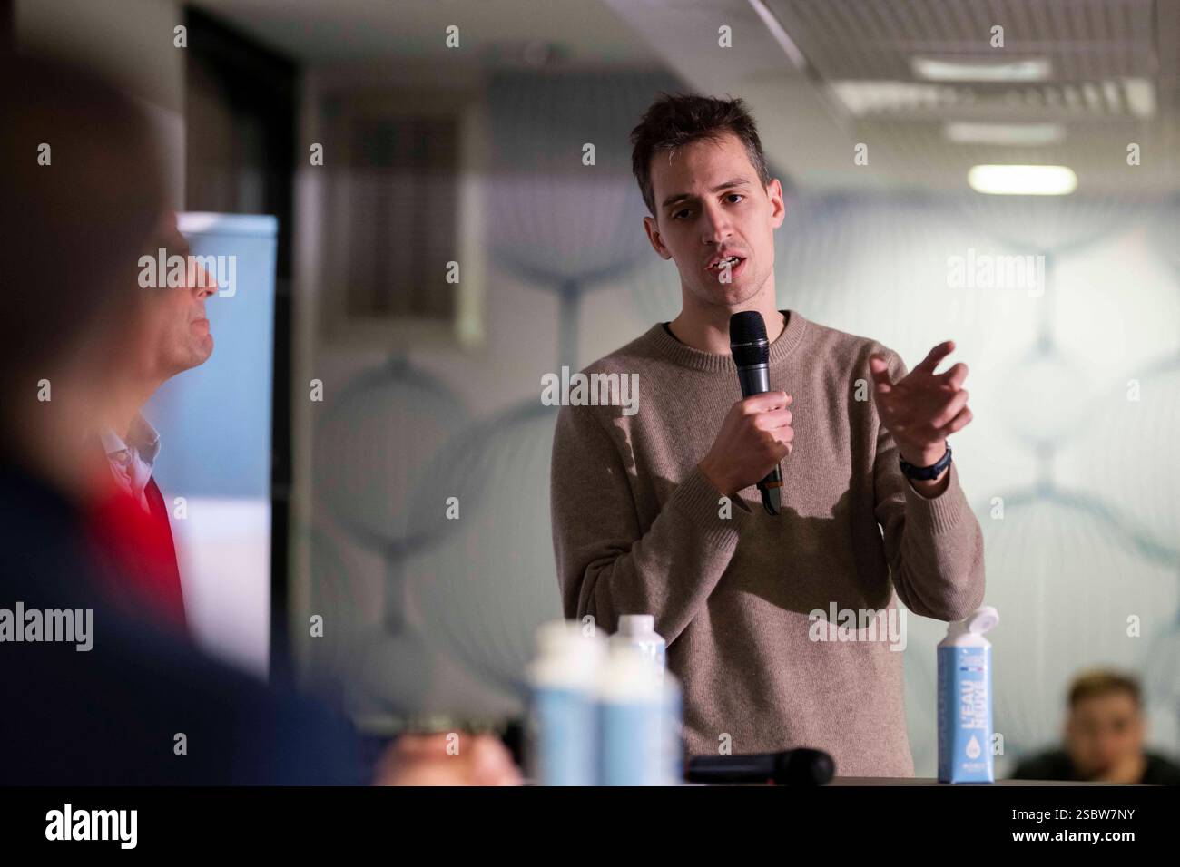 French founder of artificial intelligence start-up Mistral AI, Arthur ...