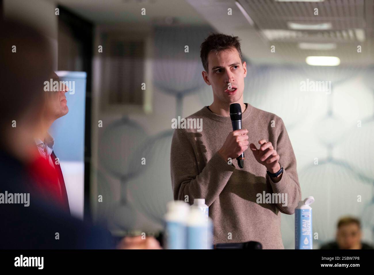 French founder of artificial intelligence start-up Mistral AI, Arthur ...