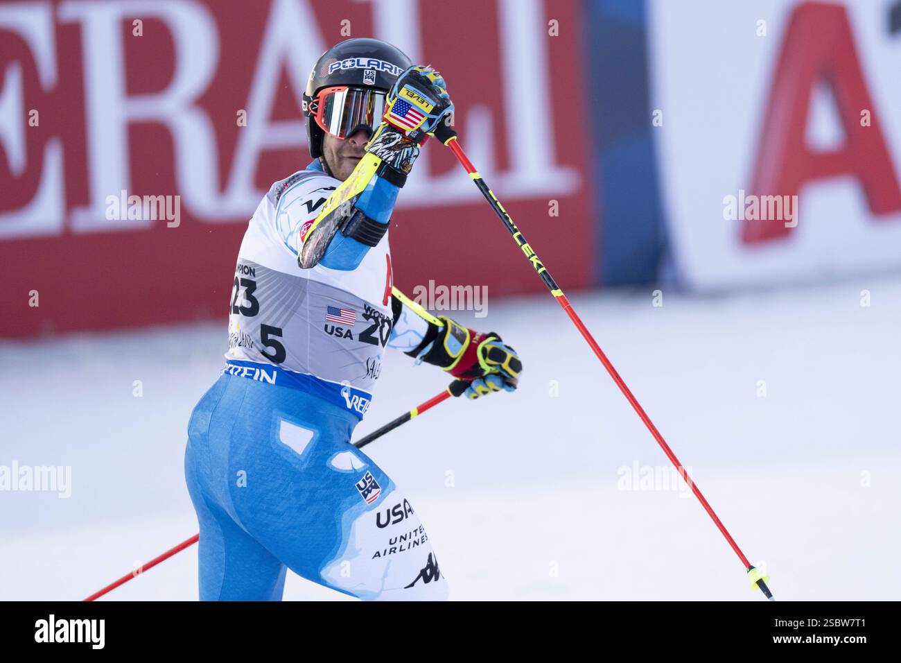 SAALBACH, AUSTRIA - FEBRUARY 4: Isaiah Nelson of United States of ...