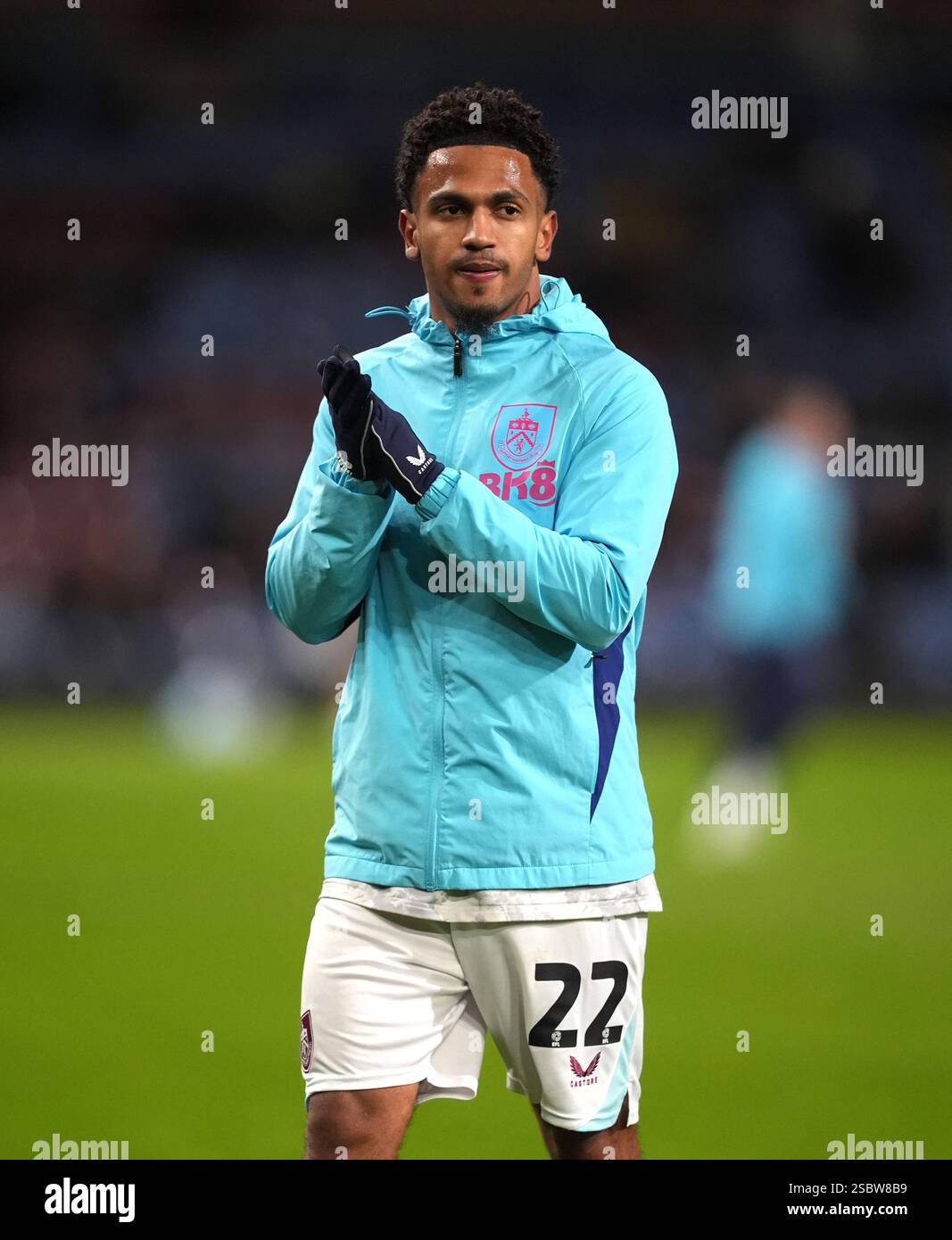 Burnley's Marcus Edwards applauds the fans ahead of the Sky Bet Championship match at Turf Moor ...