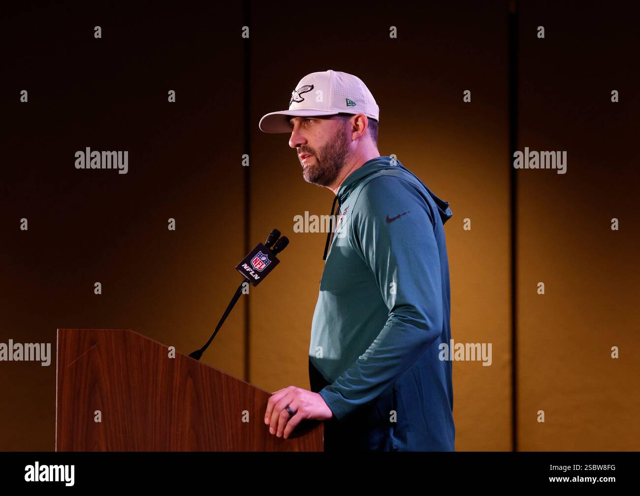 New Orleans, United States. 04th Feb, 2025. Philadelphia Eagles head ...