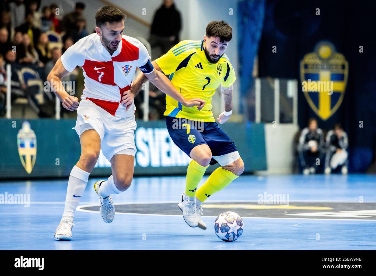 Franko Jelovcic of, Croatia. , . and Fehim Smajlovic of Sweden during ...