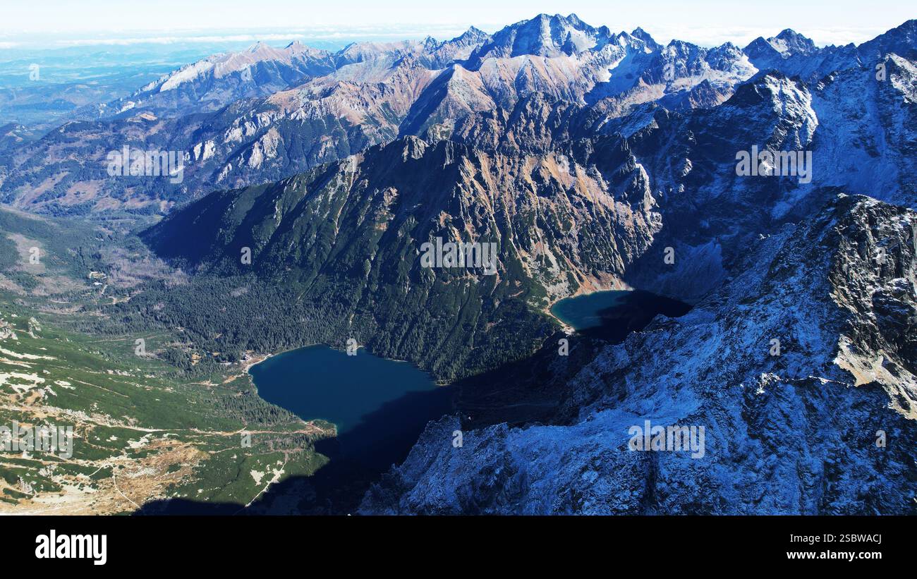 Snow mountain lakes hi-res stock photography and images - Alamy