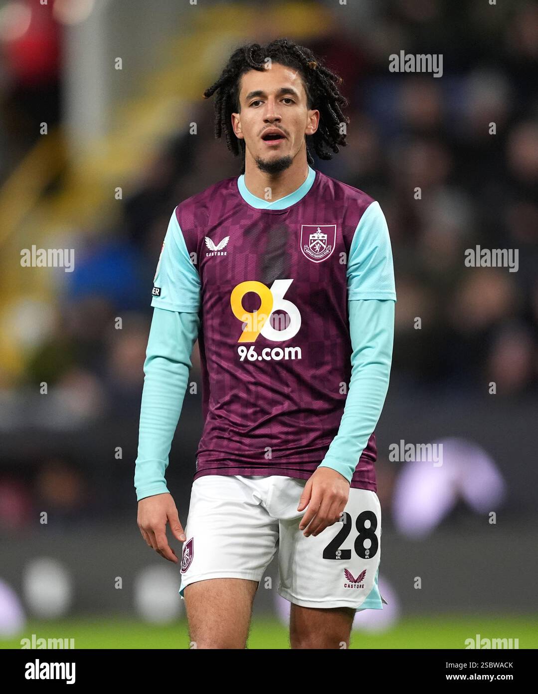 Burnley's Hannibal Mejbri during the Sky Bet Championship match at Turf ...
