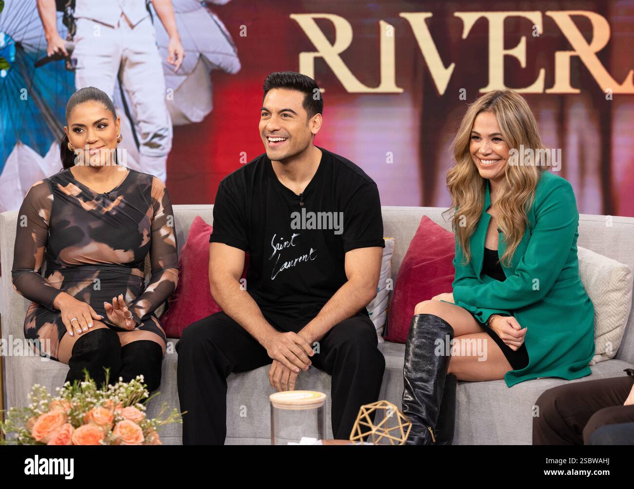 DORAL, FLORIDA - FEBRUARY 4: Francisca, Carlos Rivera and Karla ...