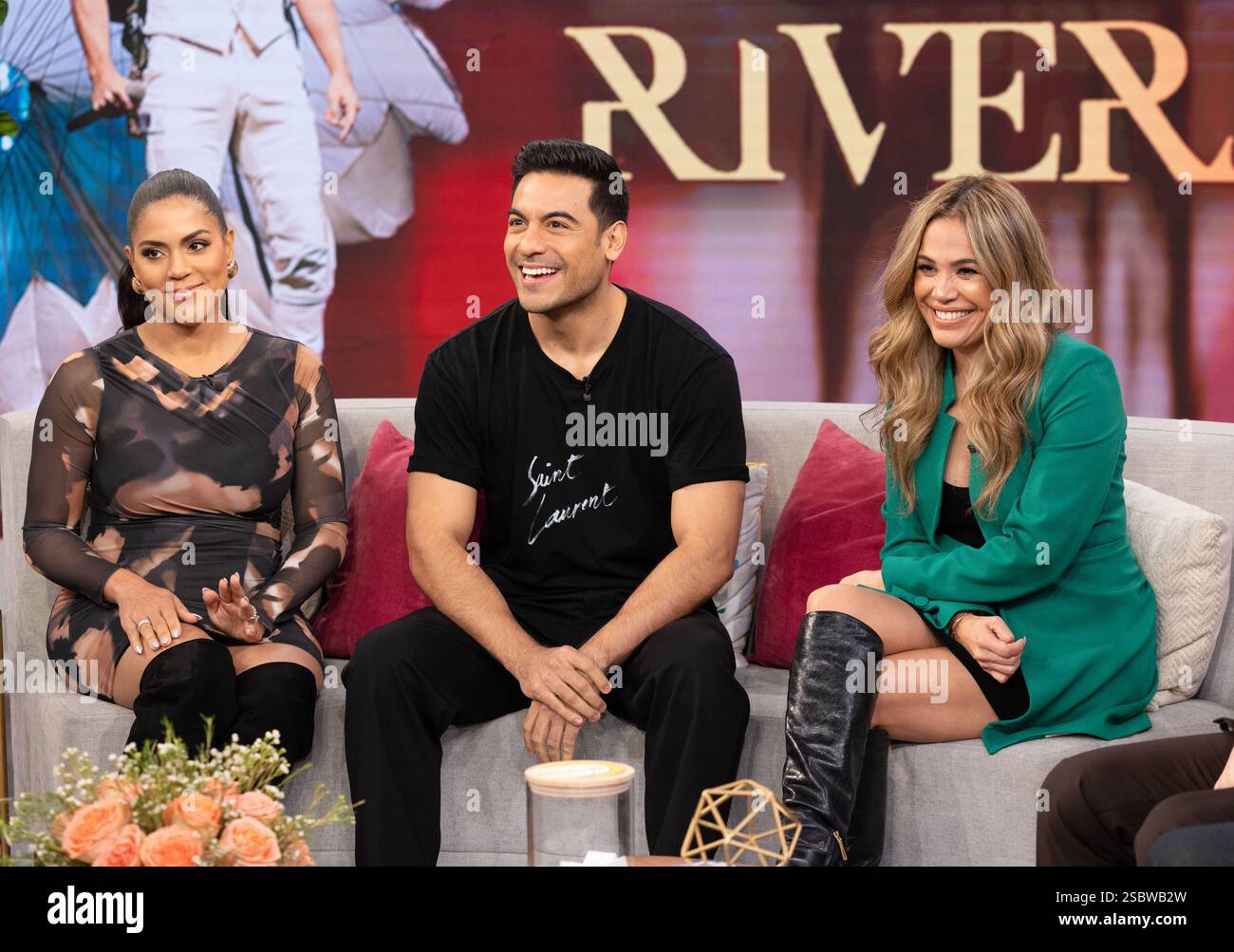 DORAL, FLORIDA - FEBRUARY 4: Francisca, Carlos Rivera and Karla ...