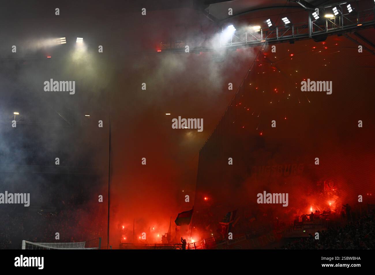 04 February 2025, Baden-Württemberg, Stuttgart: Soccer, DFB Cup, VfB ...